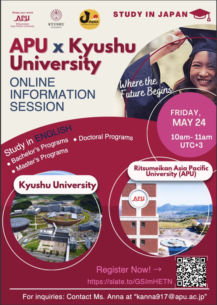 APU & Kyushu University May 2024 | J-MENA